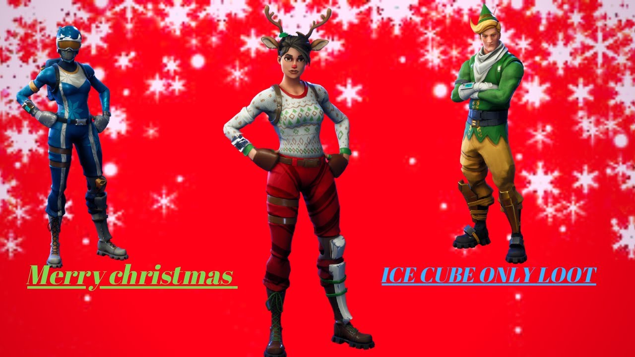 *New* Fortnite Christmas Day-ICE LOOT ONLY - YouTube