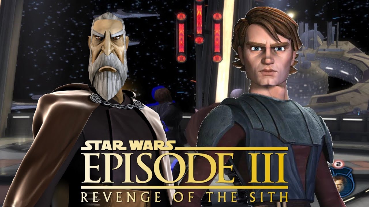 Star Wars Episode 3 Count Dooku vs Anakin Skywalker - YouTube