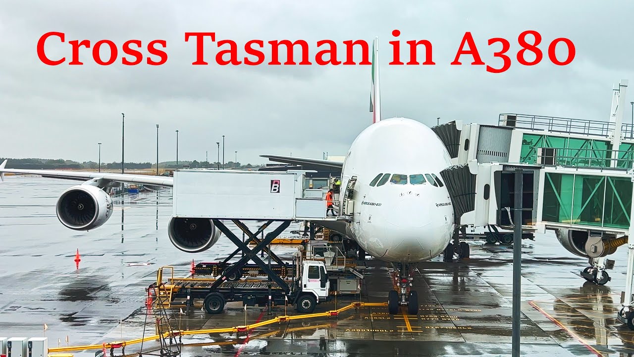 Best Airliner to Cross Tasman - Emirates A380 - Full Flight ...