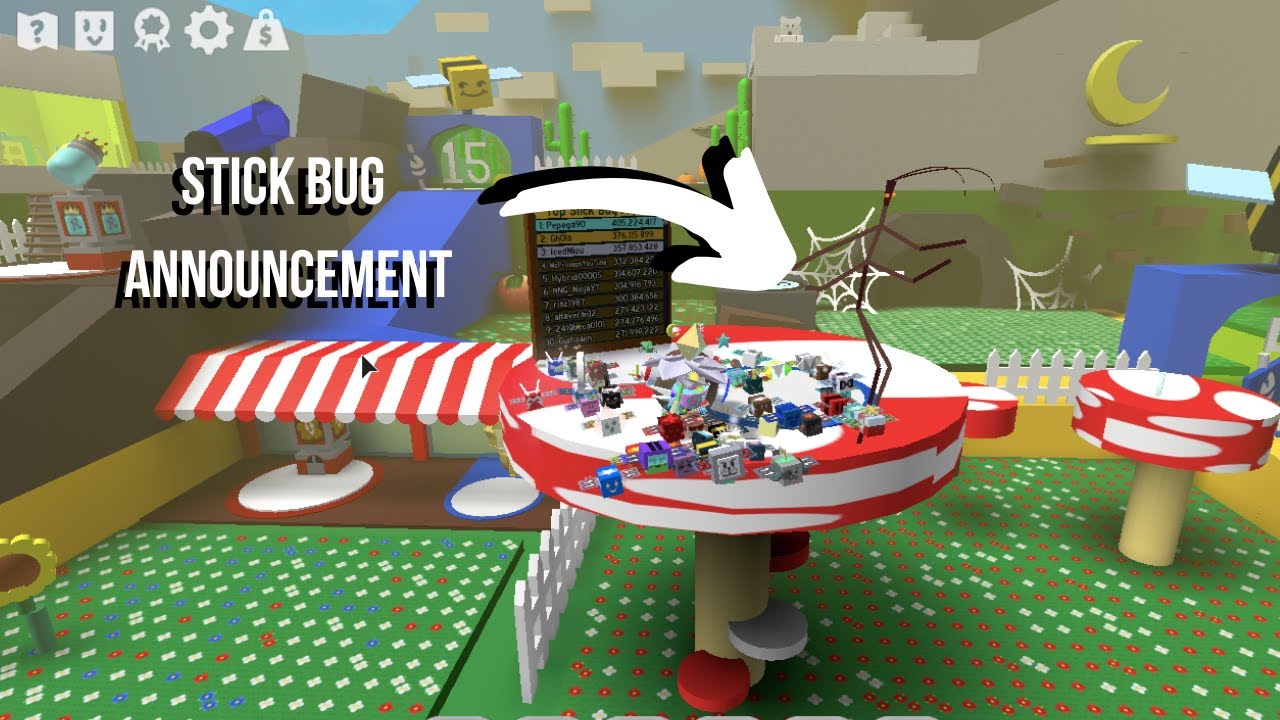 STICK BUG CARRY ANNOUNCEMENT (75 Subscriber Special) Bee Swarm ...