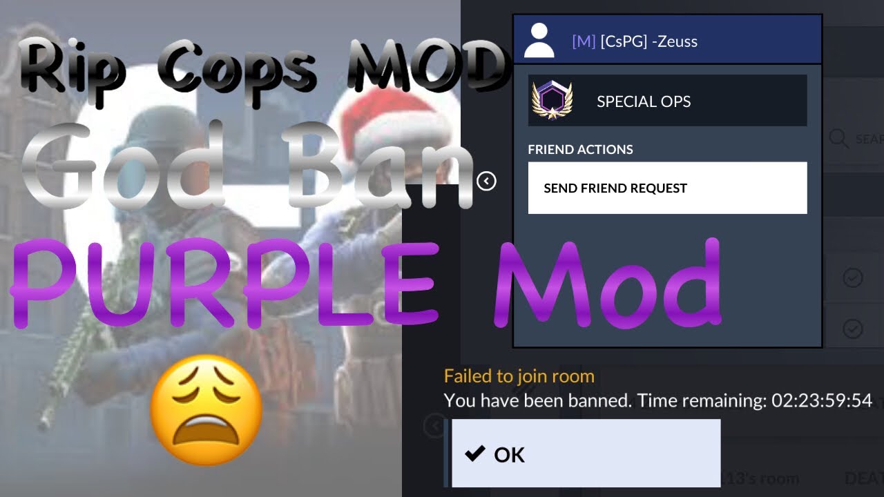 Critical Ops: Zeus Critical Ops Purple Moderator Exposed - YouTube