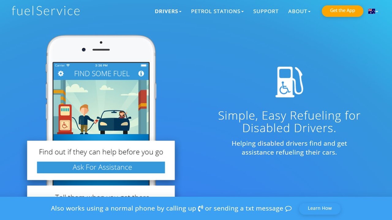Fueling up your car - Fuel Service app - YouTube