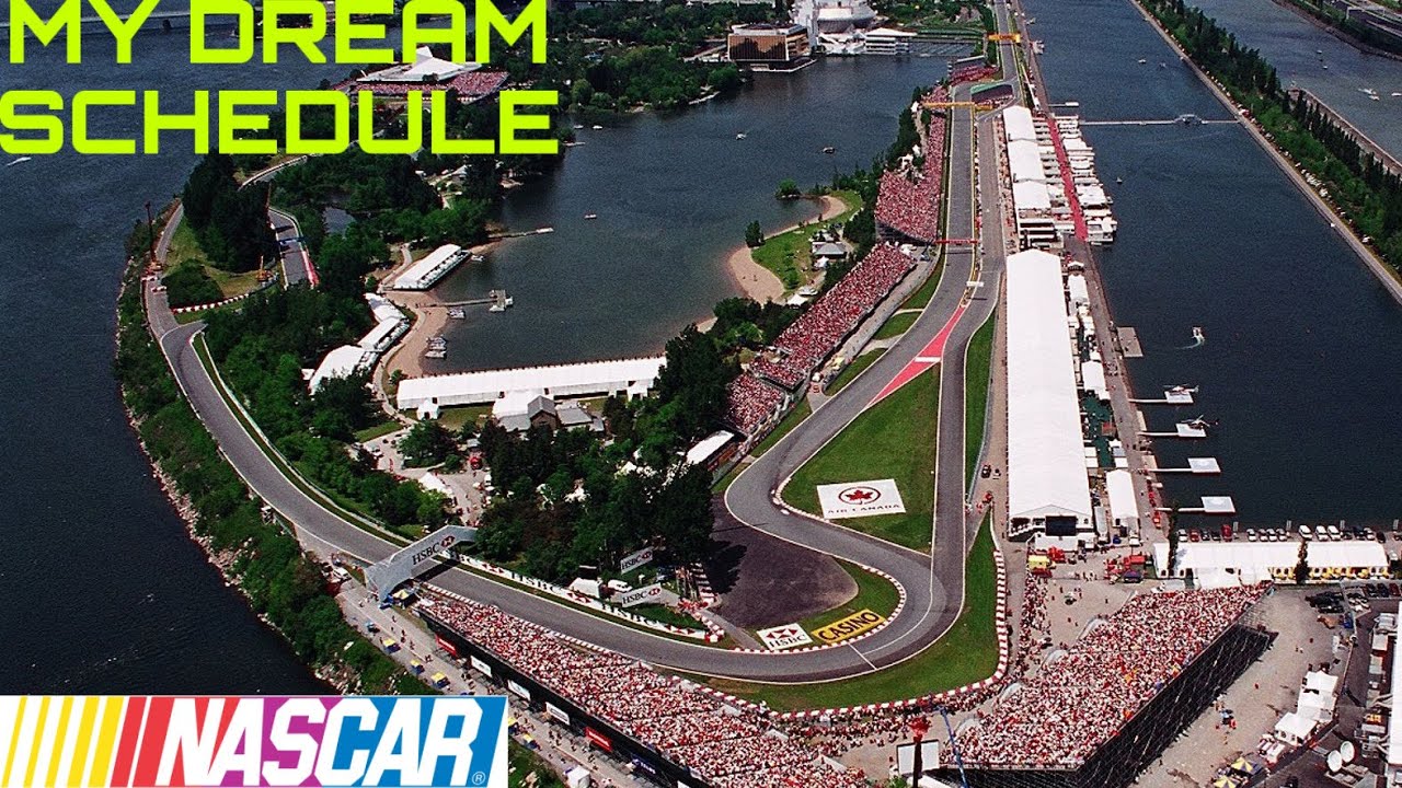 What is my DREAM NASCAR schedule? - YouTube