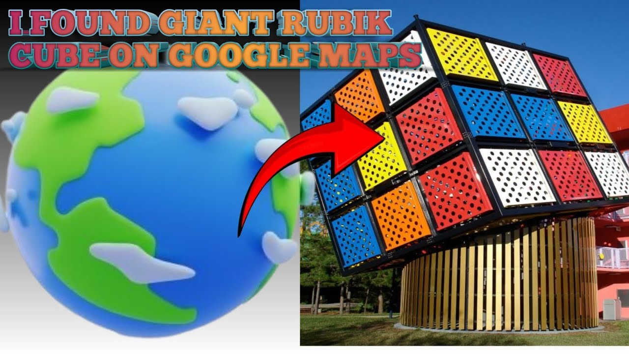 I FOUND GIANT RUBIK CUBE ON GOOGLE EARTH AND GOOGLE MAPS #googleearth# ...