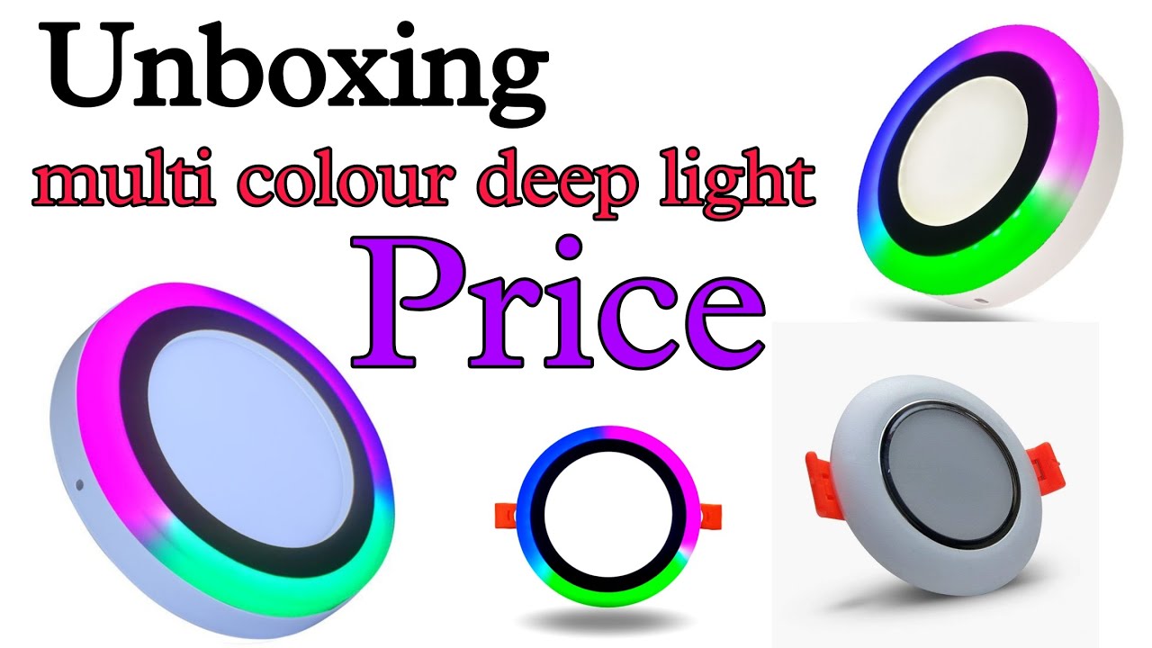 Unboxing Multi Colour Deep Lights | 3 Watt Deep Lights & Review Multi ...