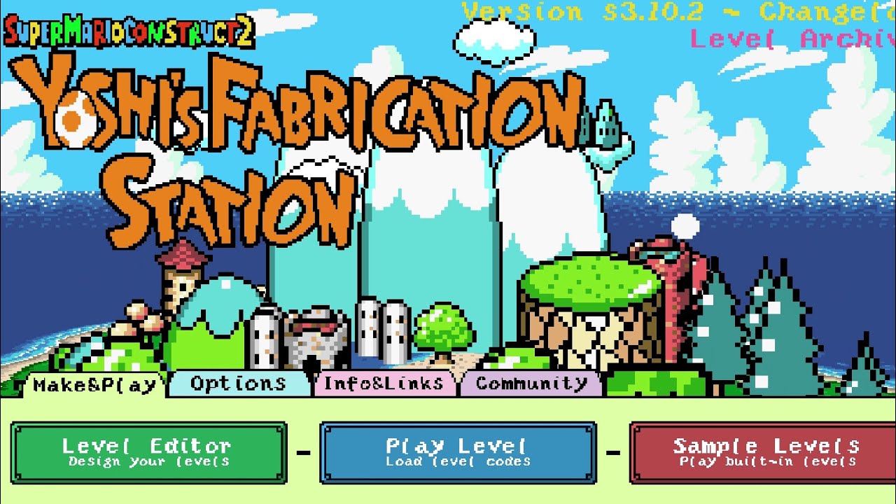 ¡Explorando los niveles de muestra de Yoshi’s Fabrication Station ...