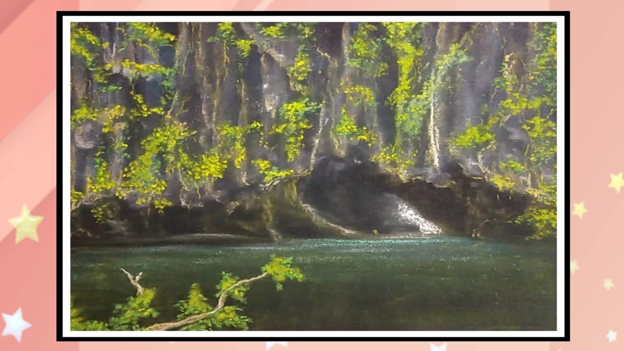 How to draw underground river - YouTube