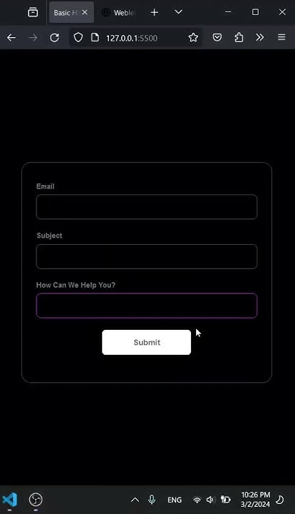 Html Css Contact Form Html Webcode Webdesign Coding Webleb Youtube 