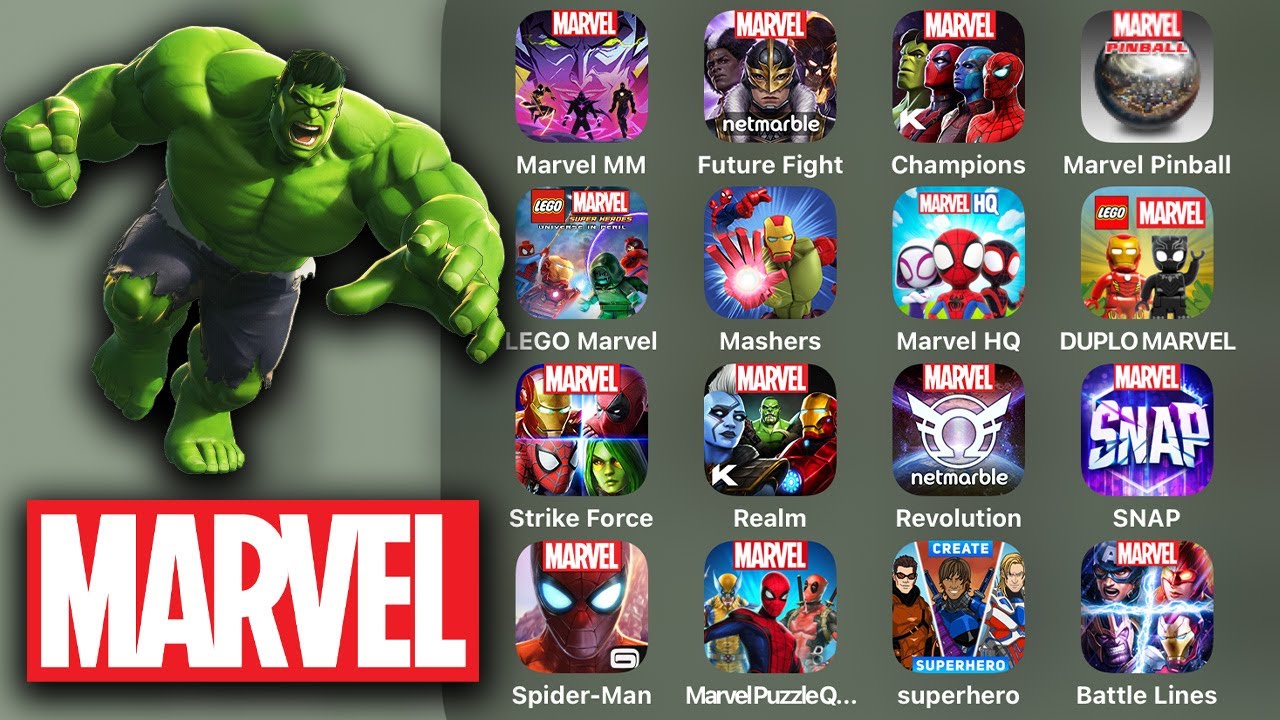 All MARVEL iOS/Android: MARVEL Mystic Mayhem,Future Fight,Contest of ...