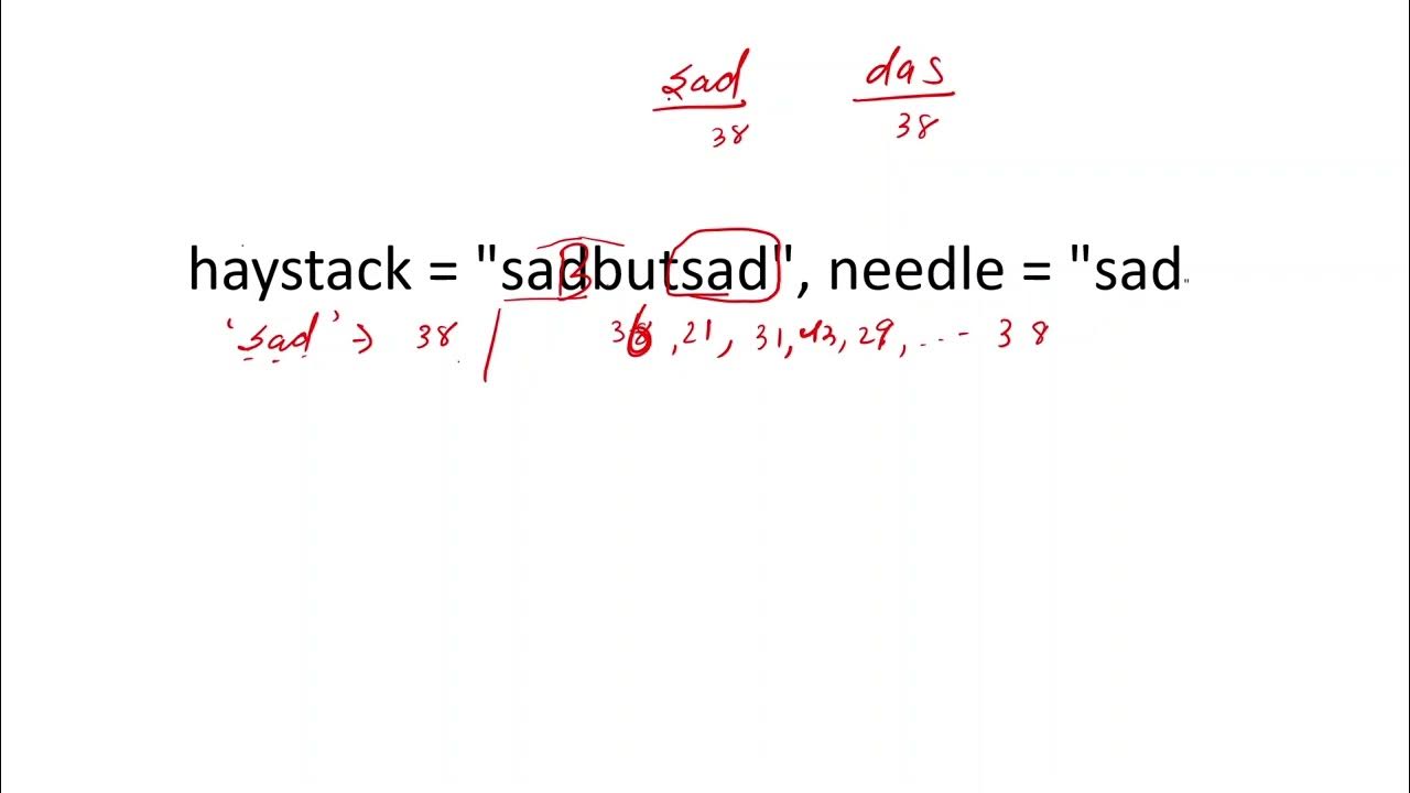 occurence of first string DSA3 - YouTube