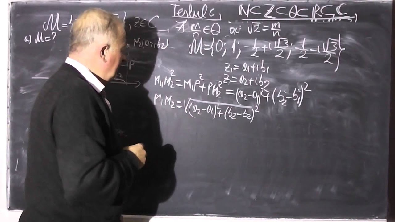 Lectia 280 - Test 6 BAC - Multimi de numere - Numere complexe ...