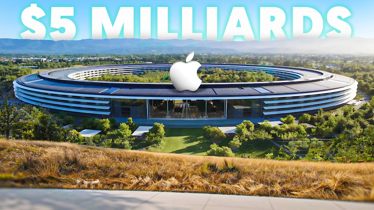 Apple Park : le siège social d'Apple à 5 milliards d'euros - YouTube