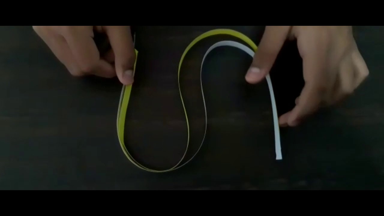 How to make keychain by quilling paper - YouTube