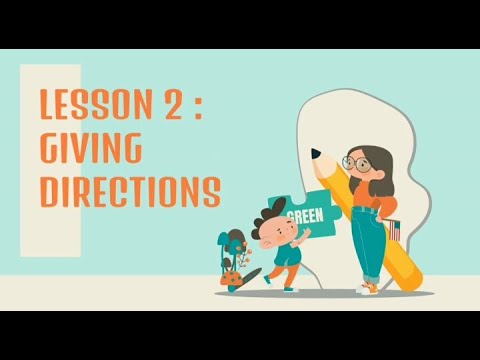 MATERI BAHASA INGGRIS KELAS 5 SD || LESSON 2 : GIVING DIRECTIONS - YouTube