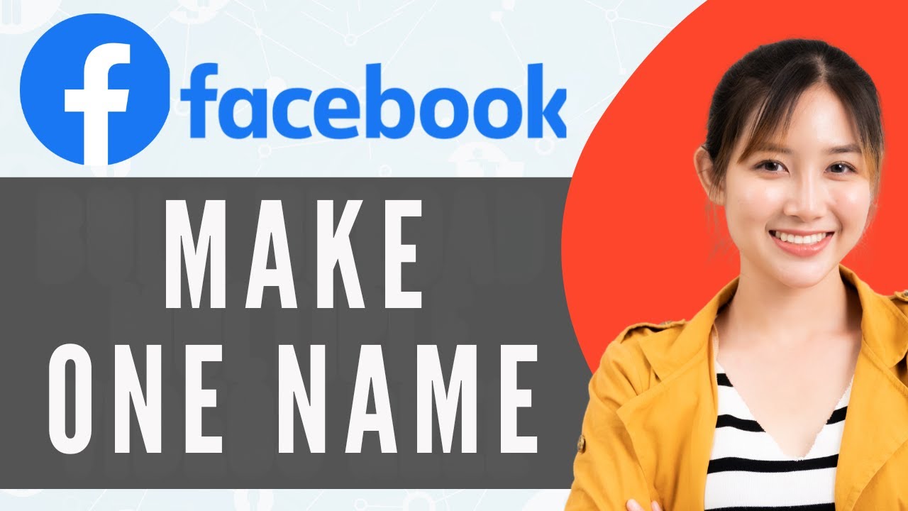 How To Make One Name On Facebook PC (Step By Step) - YouTube