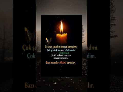 Bazı Hesaplar İnsanlara Değil Allah’a Bırakılır - Derin Anlamlı Dini Sözler