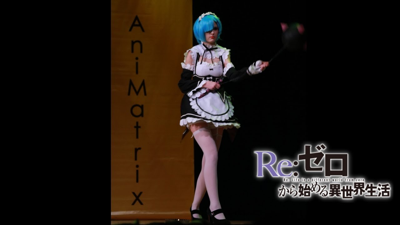 RE Zero Rem Cosplay at Anime Matrix 2018 - YouTube