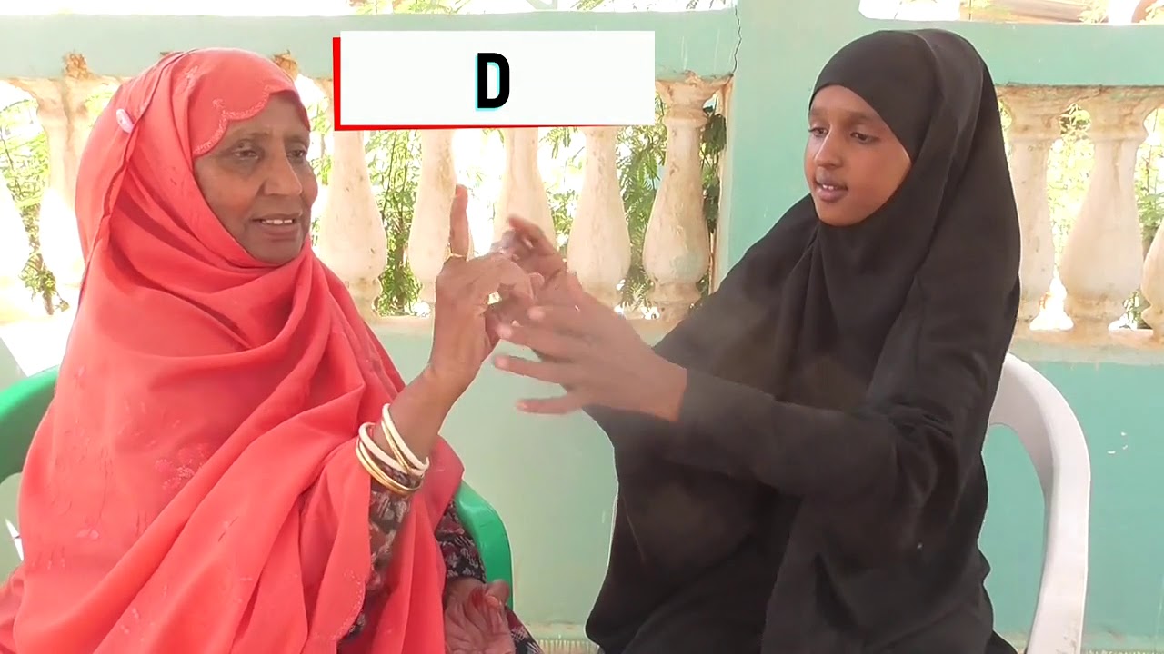 Learn Somali Sign Language By: Jawahir farah - YouTube