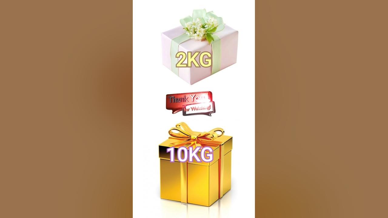 Choose 2kg vs 10kg and see your surprise gift lock gift try please #gift #boxing #surprise # ...