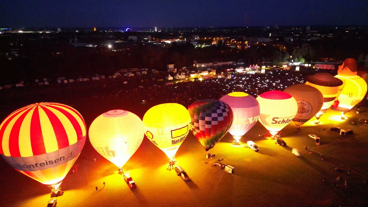 Night Glow auf der 19. Internationale Willer Balloon Sail Kiel 2025 4K ...