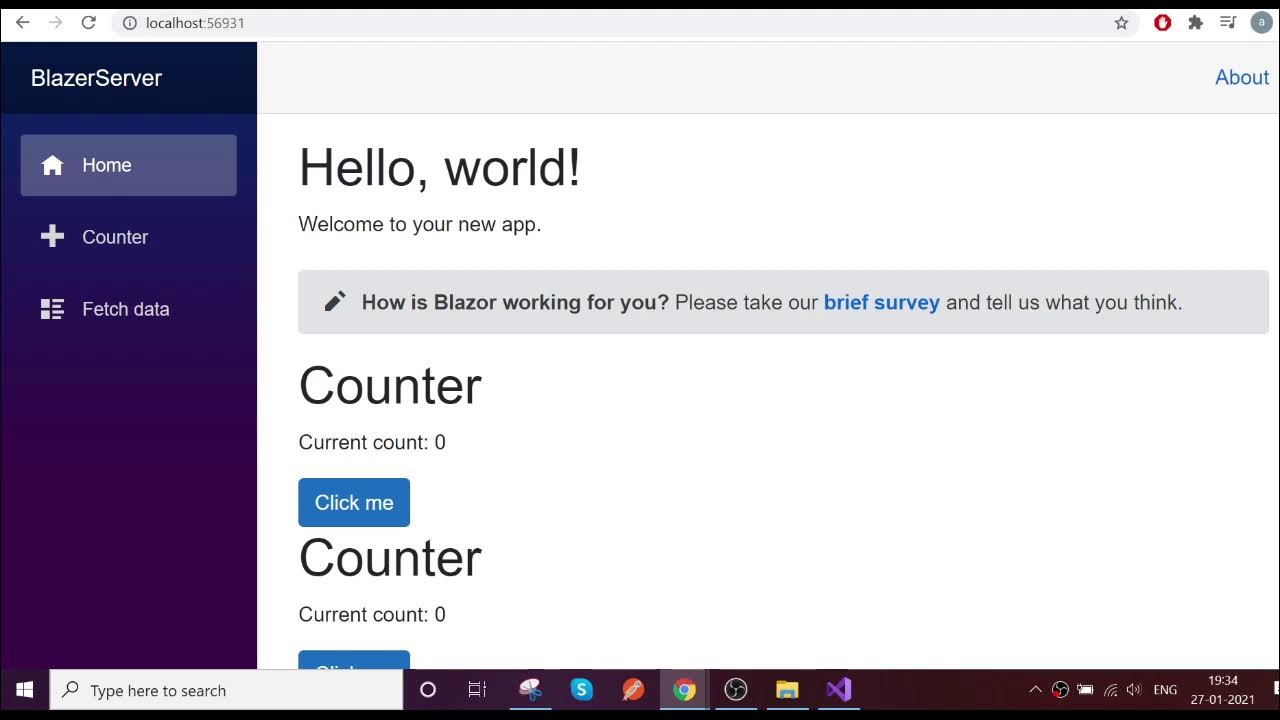 Split razor component into separate files(Two Approach) - YouTube