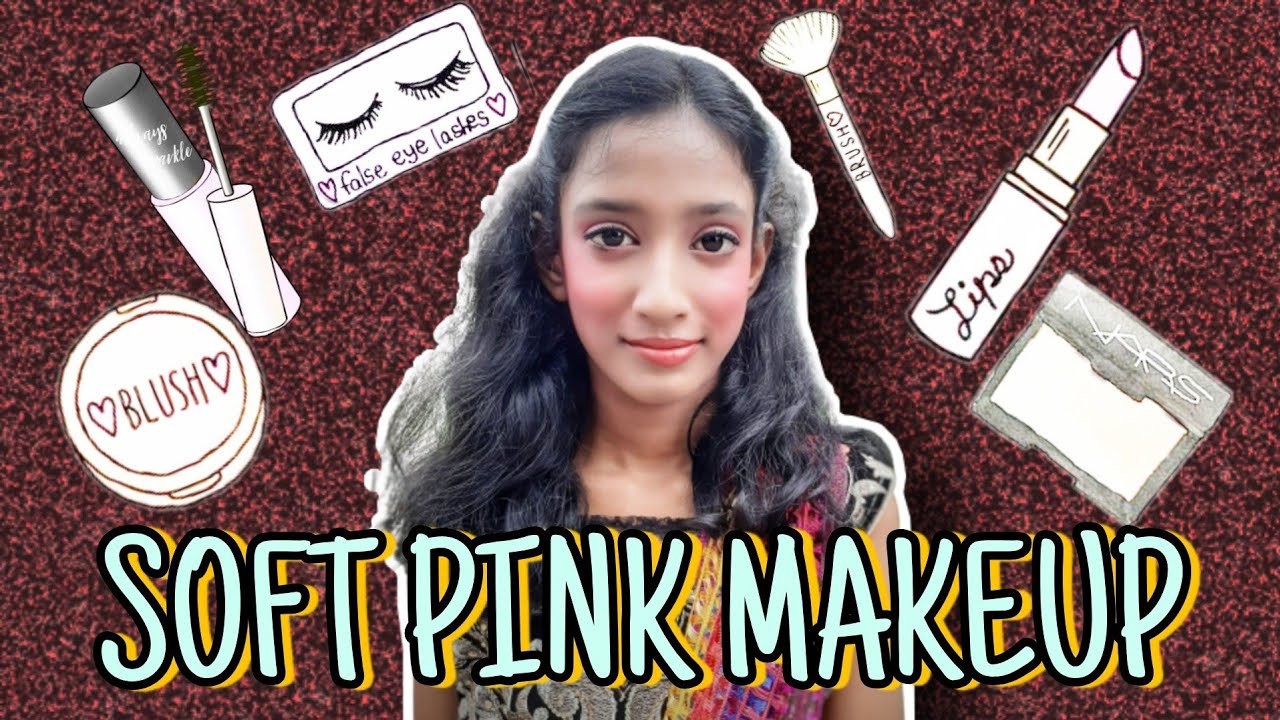 Soft Pink Makeup Tutorial | Easy Makeup Tutorial For Beginners - YouTube