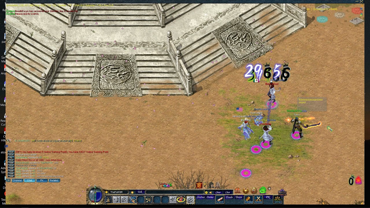 Luckiest Triple Kill! Conquer Online *Immortal Co* - YouTube
