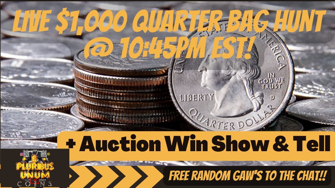 New Test Setup! Saturday Search of a $1K Bank Bag of Quarters! - YouTube