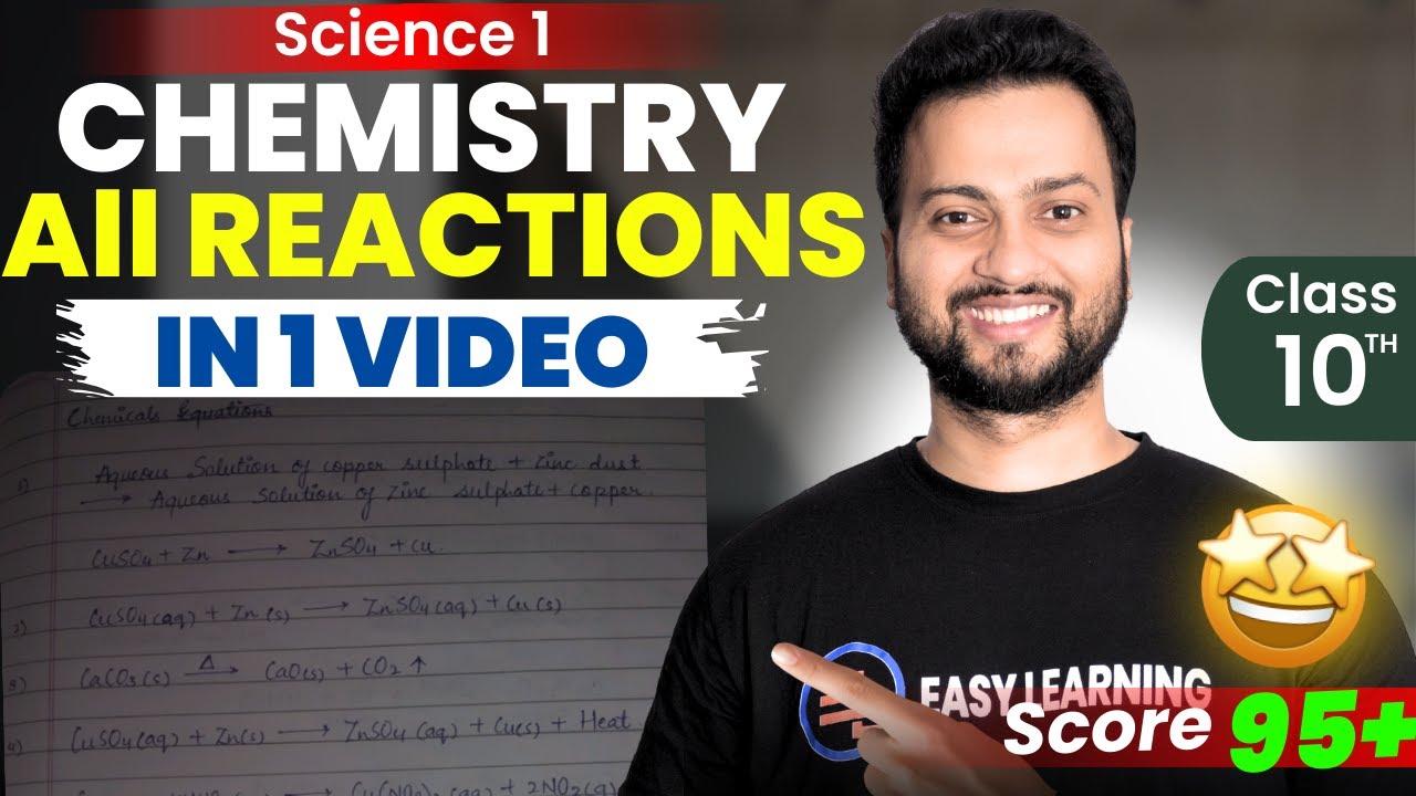 All Chemical Reactions - Class 10 Maharashtra Board | EasyLearning ...