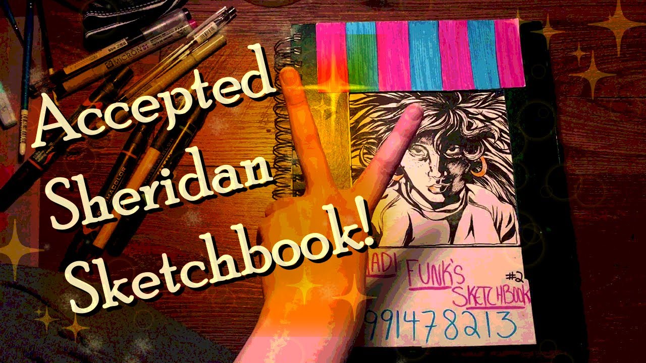 ACCEPTED Sheridan Illustration Sketchbook! Revisited 🎨 - YouTube