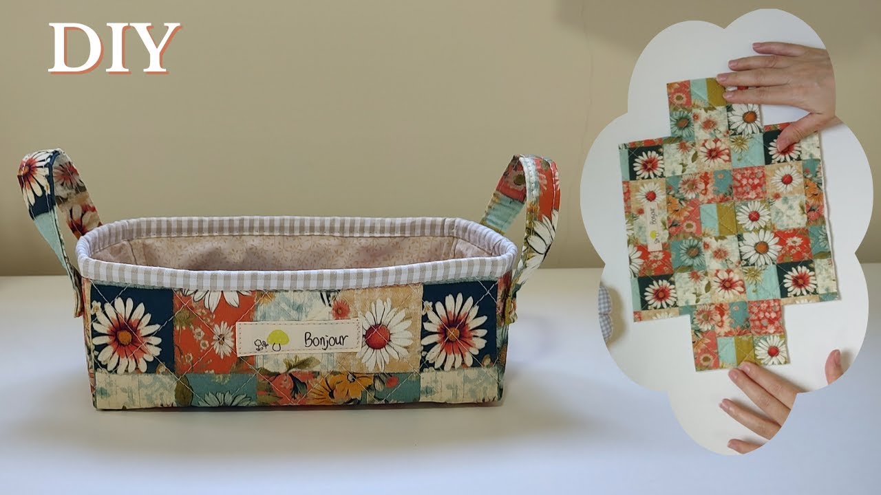 DIY Organizador de Tecido em 10 minutos | Fácil | Fabric Organizer Tutorial - YouTube