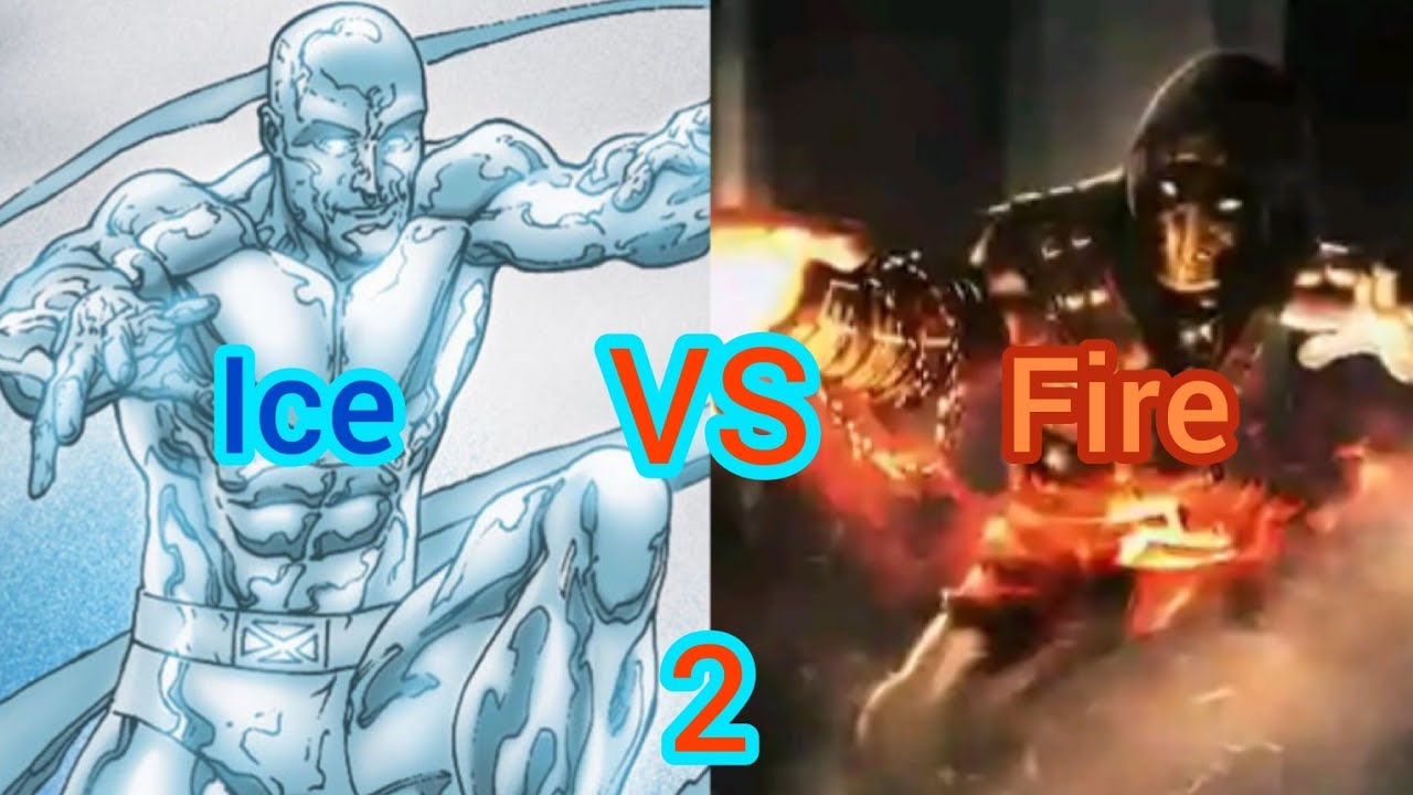 #TRBP Scorpion vs Iceman (Marvel comics vs Mortal Kombat/Fire vs Ice 2 ...