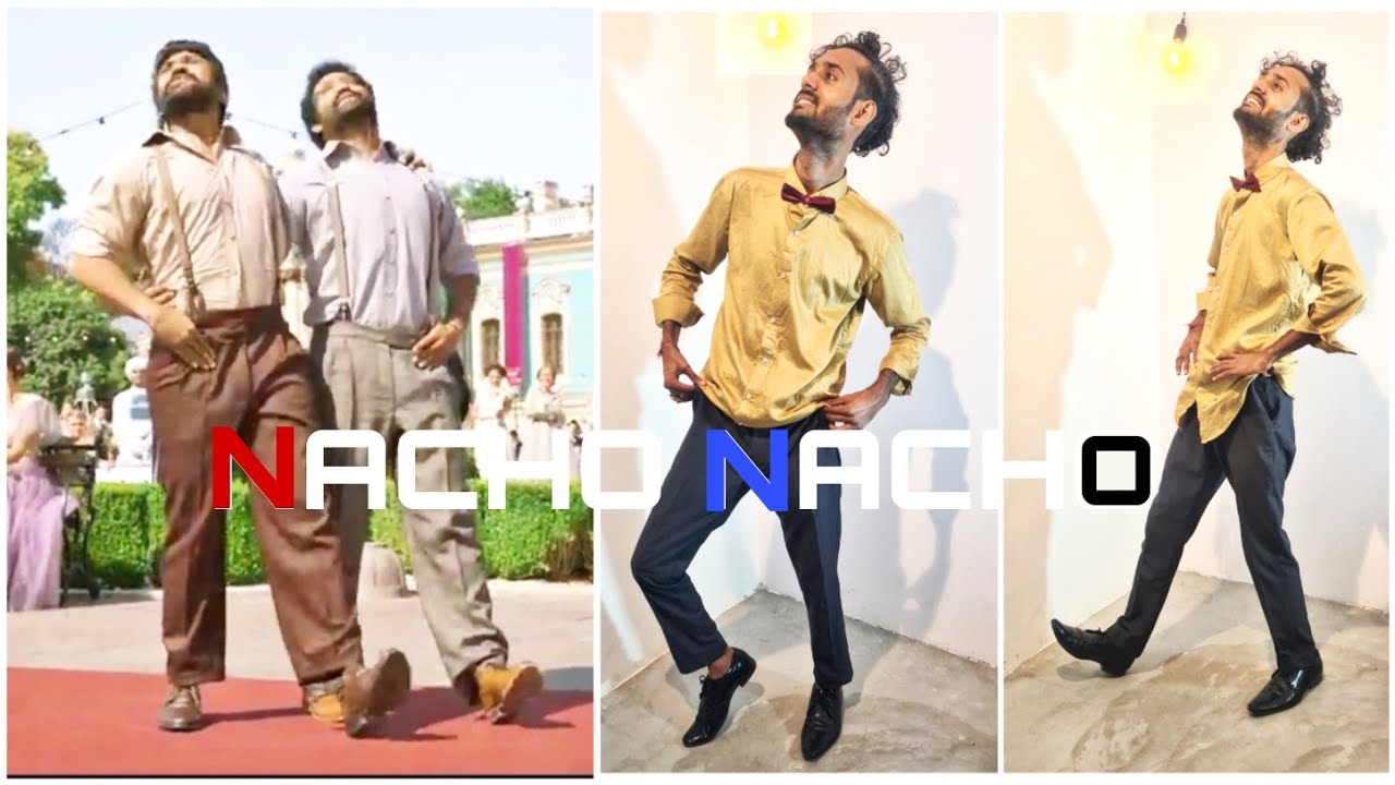 Nacho Nacho Hook step Dance, RRR - NTR, Ram Charan - YouTube