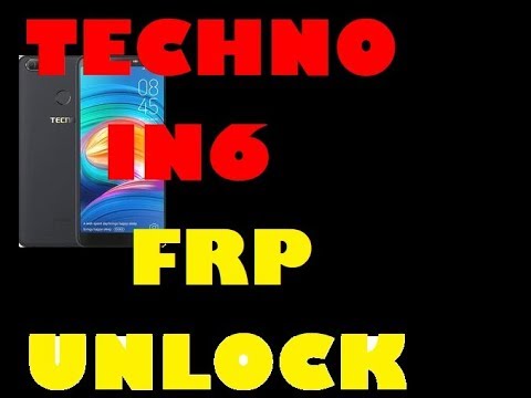 TECHNO IN6 FRP UNLOCK ON SP FLASH TOOL - YouTube