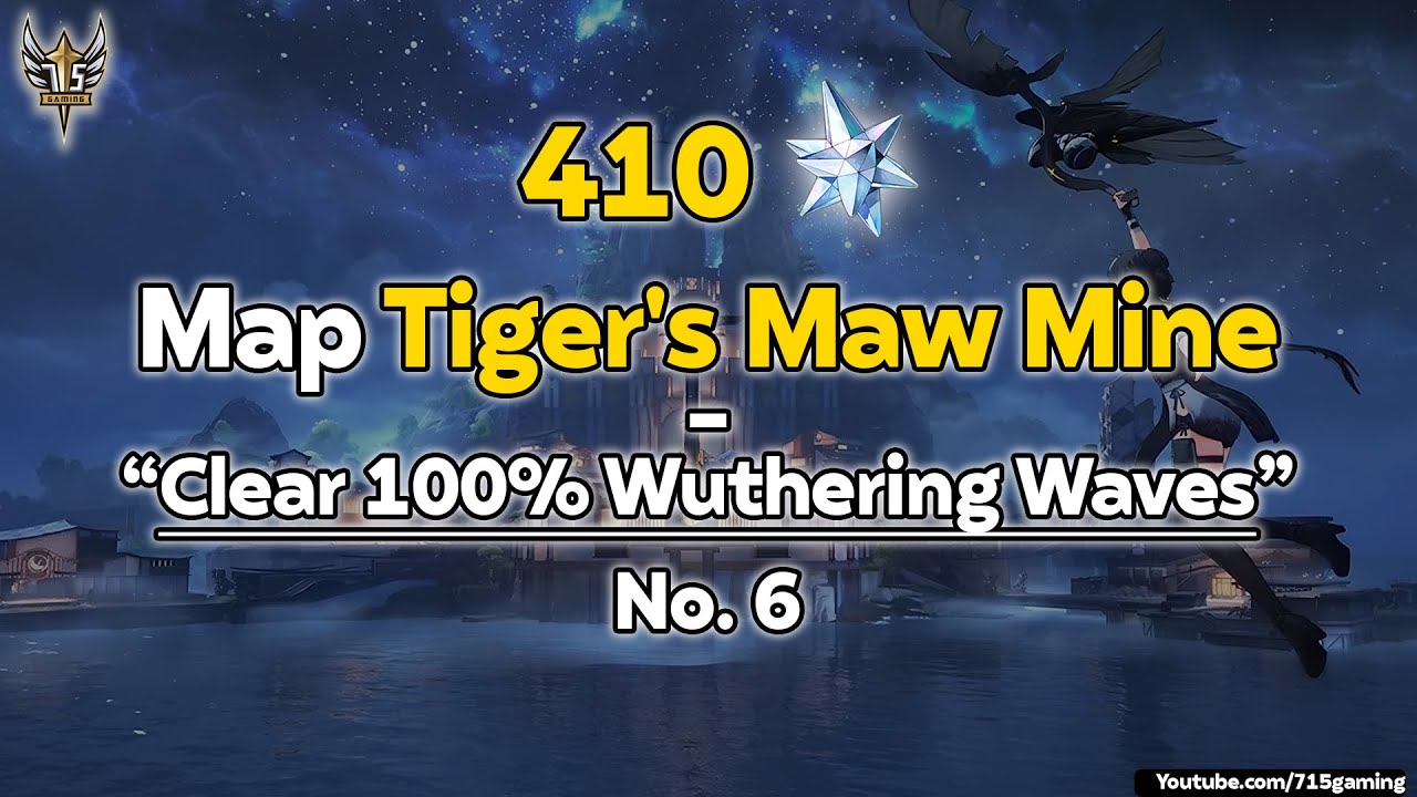 Map Tiger's Maw Mine Clear 100% 410 Astrite (6/10 map Wuthering Waves ...