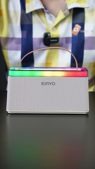 #unbox Loa karaoke mini RGB Bluetooth KINYO C10 20W - YouTube