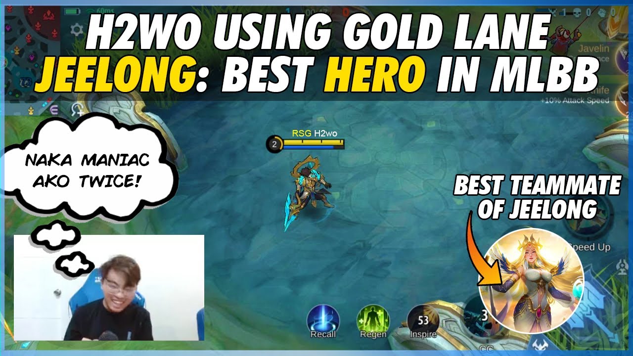 H2WO MANIAC RANK GAMEPLAY WITH ZILONG! BEST HERO IN MLBB? 🤔 - YouTube