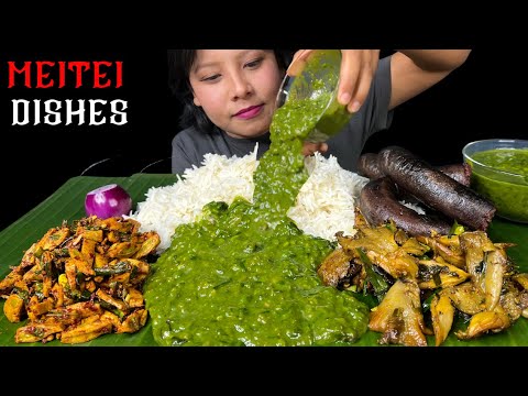 TRADITIONAL MEITEI DISHES 🔥🔥🔥|| OOTI, YONGCHAK SINGJU WITH MUSHROOM ...