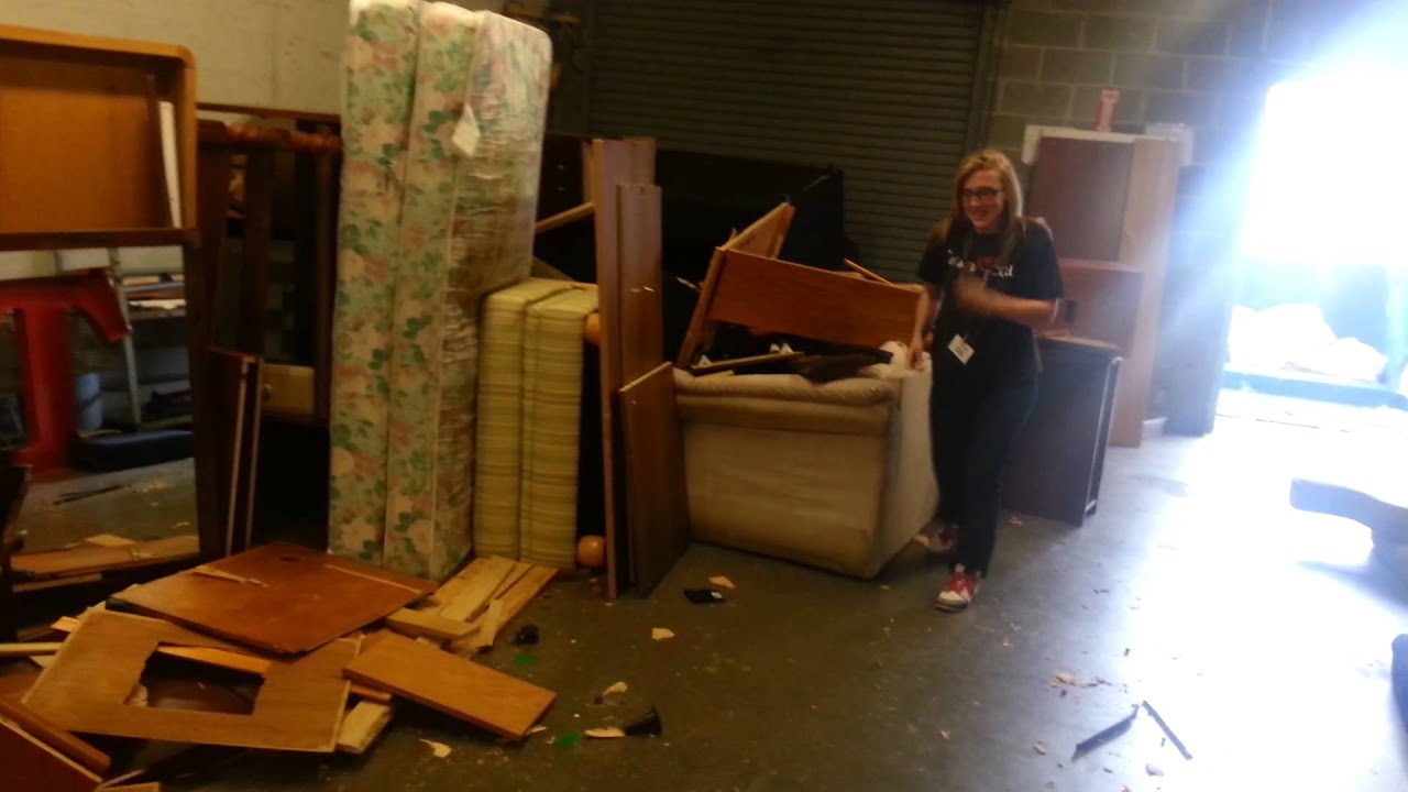 Demolition girls at work - YouTube