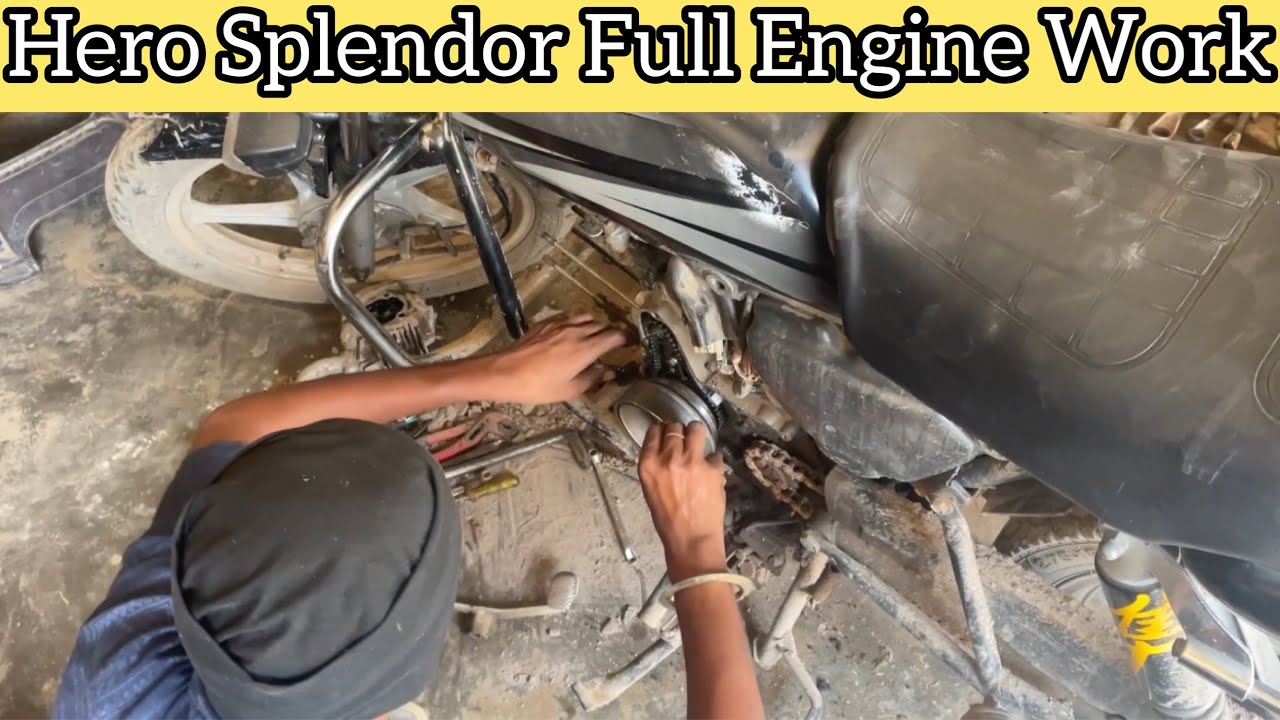 कैसे होता है Splendor Bike के Engine का काम | Splendor Bike Full Engine ...