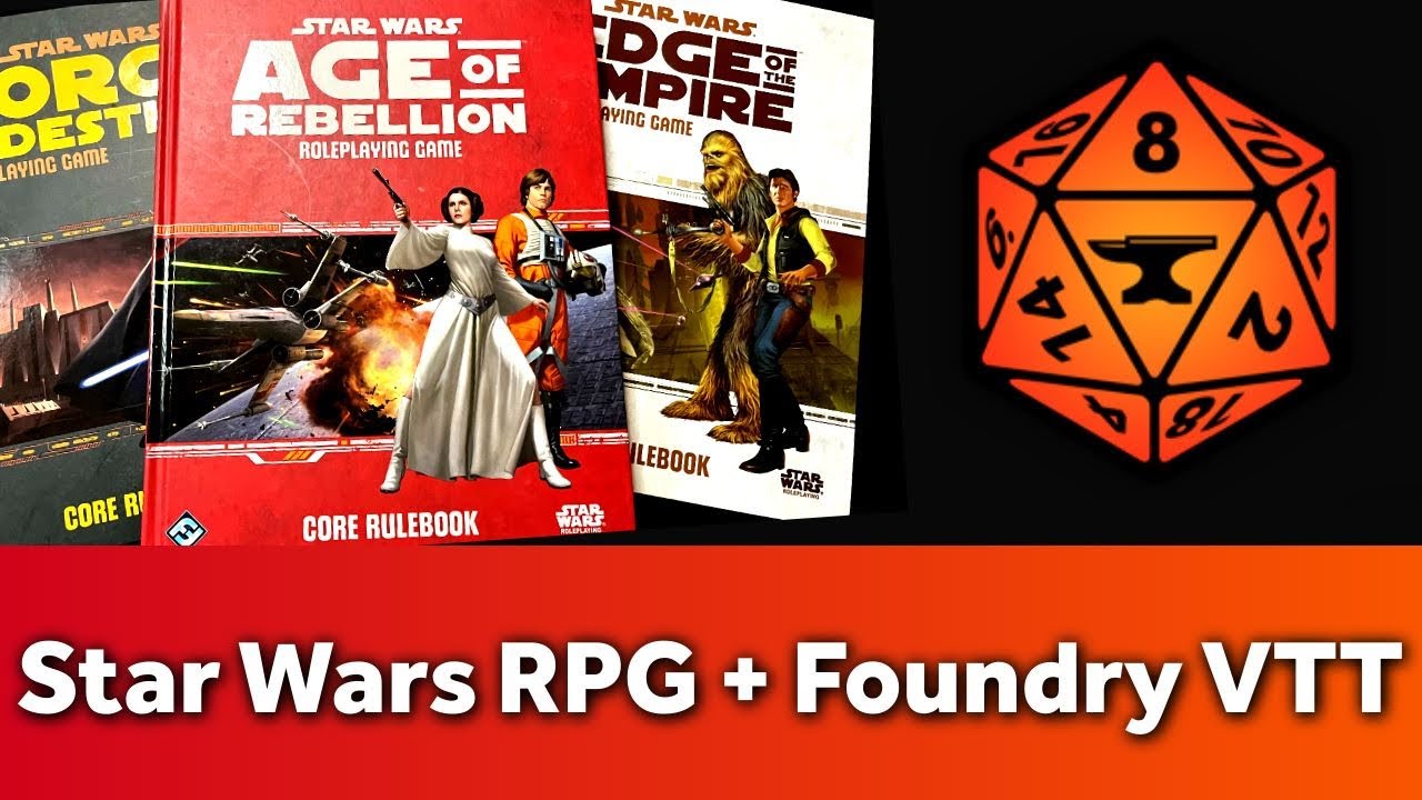 Star Wars RPG Character Into Foundry VTT - YouTube