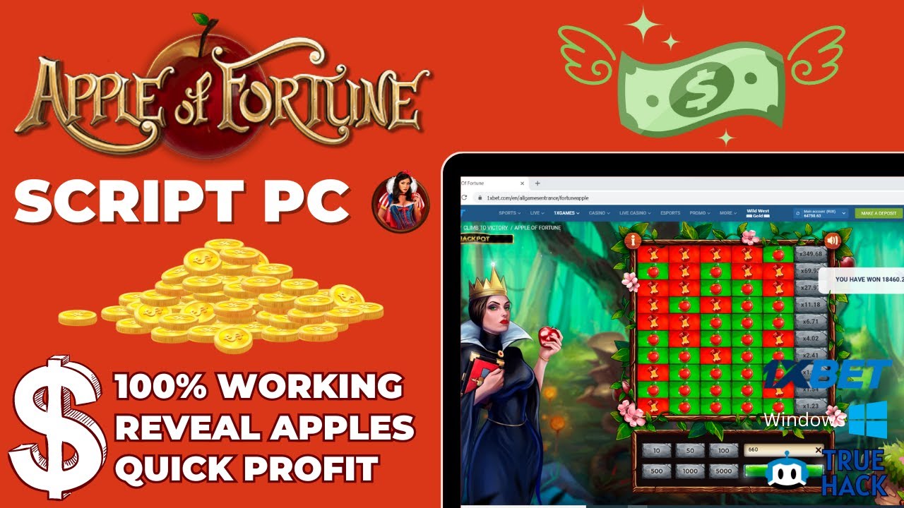 Apple of Fortune Script PC #1xbet #script #hack #1xgames #truehack ...