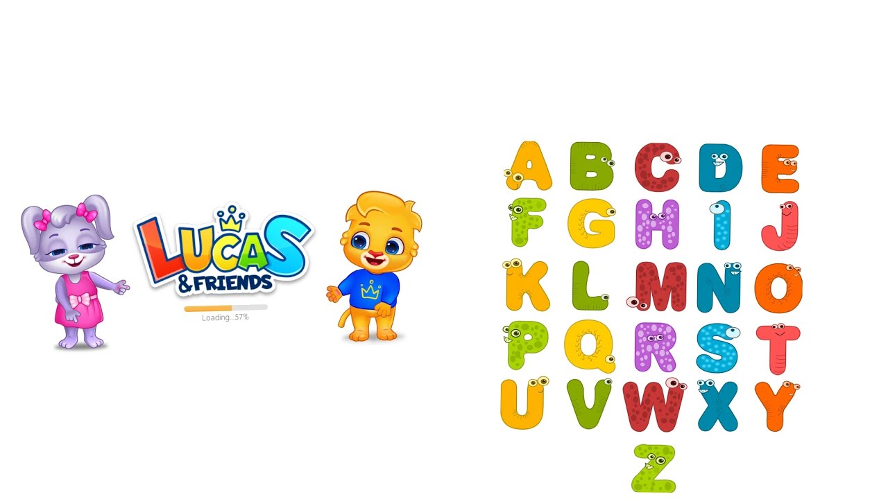 Lucas &Friends Game Try For Kids! ABCD Kids! A For Apple! ABCD Alphabet ...