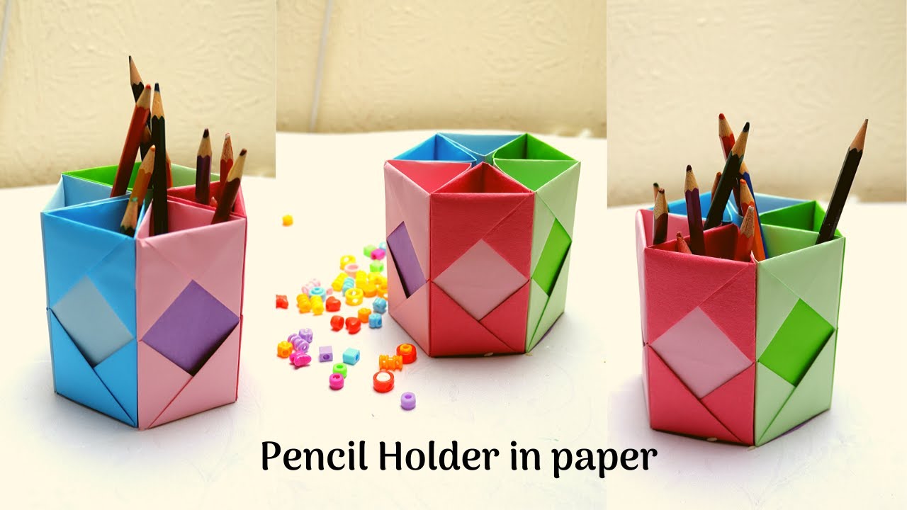 How to Make Pen Stand - YouTube