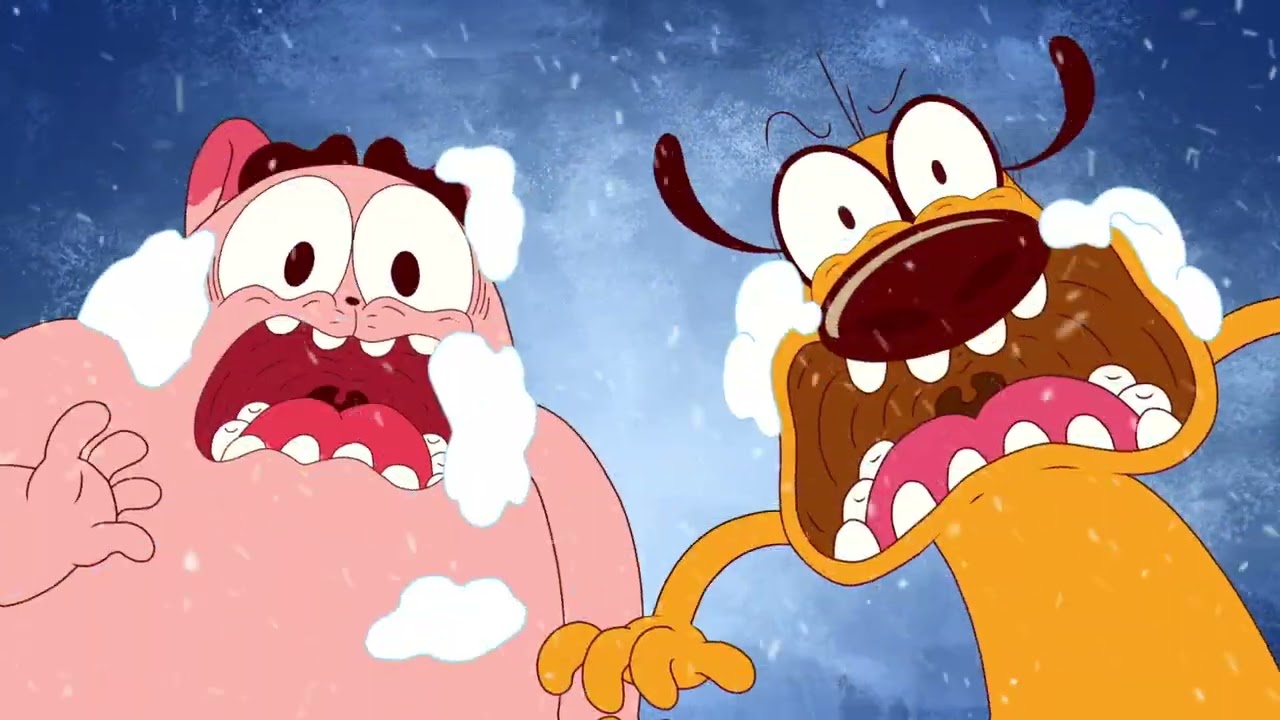 Food Fight! | Tata & Kuma | Cartoon For Kids - YouTube