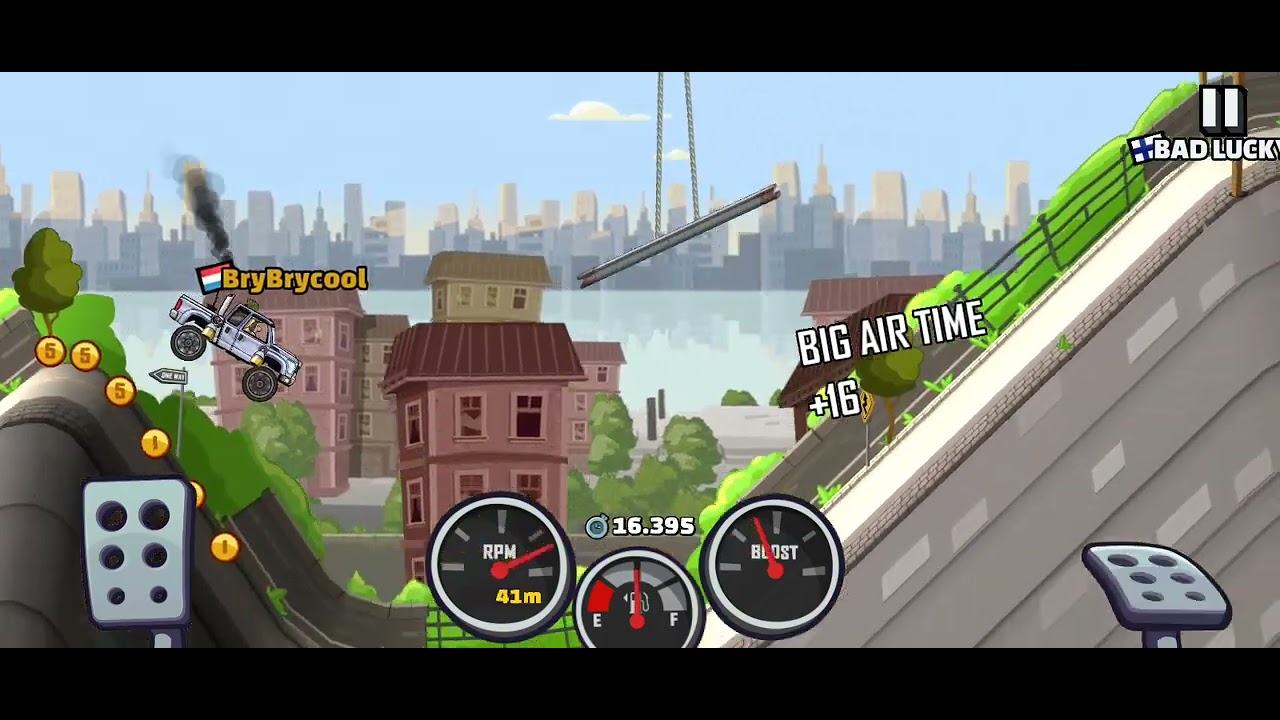 my first hill climb racing 2 video ever - YouTube