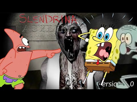 SpongeBob Gamers Play Slendrina: Asylum (AI) - YouTube