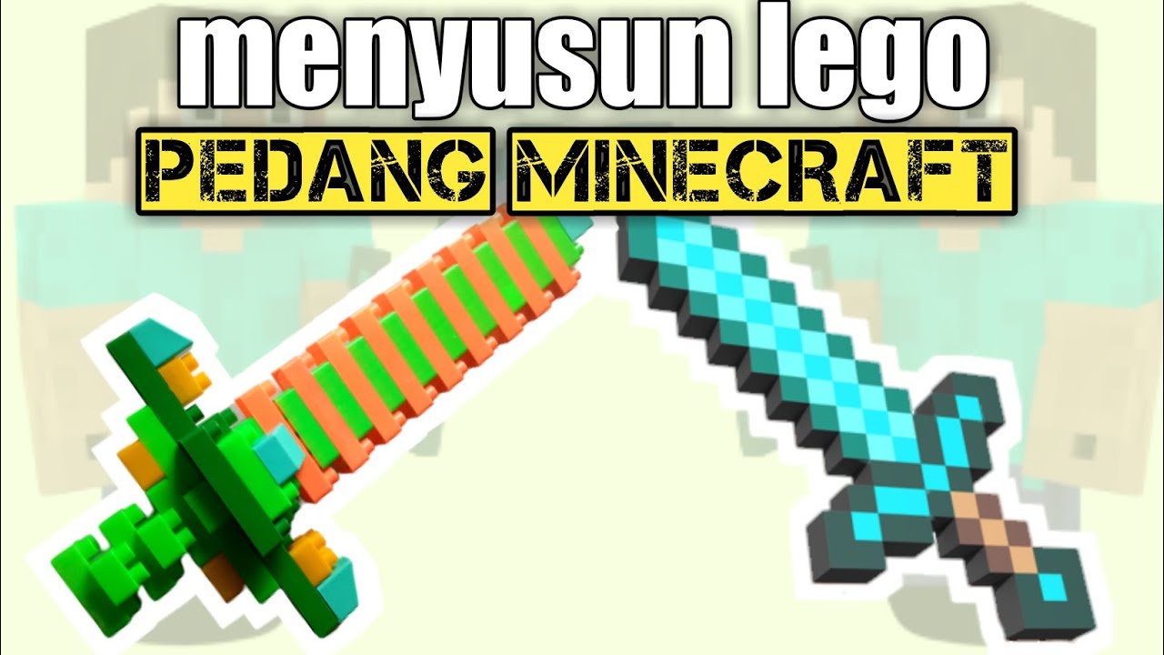 Menyusun lego pedang minecraft super keren || Menyusun lego - YouTube