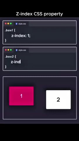 z-index css property | #css #codewithfarhaan - YouTube