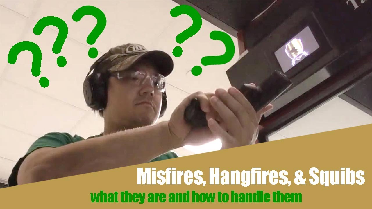 Difference Between Misfires, Hangfires, & Squib Loads - YouTube